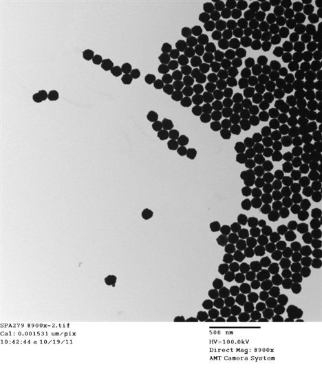 Bare Spherical Gold Nanoparticles