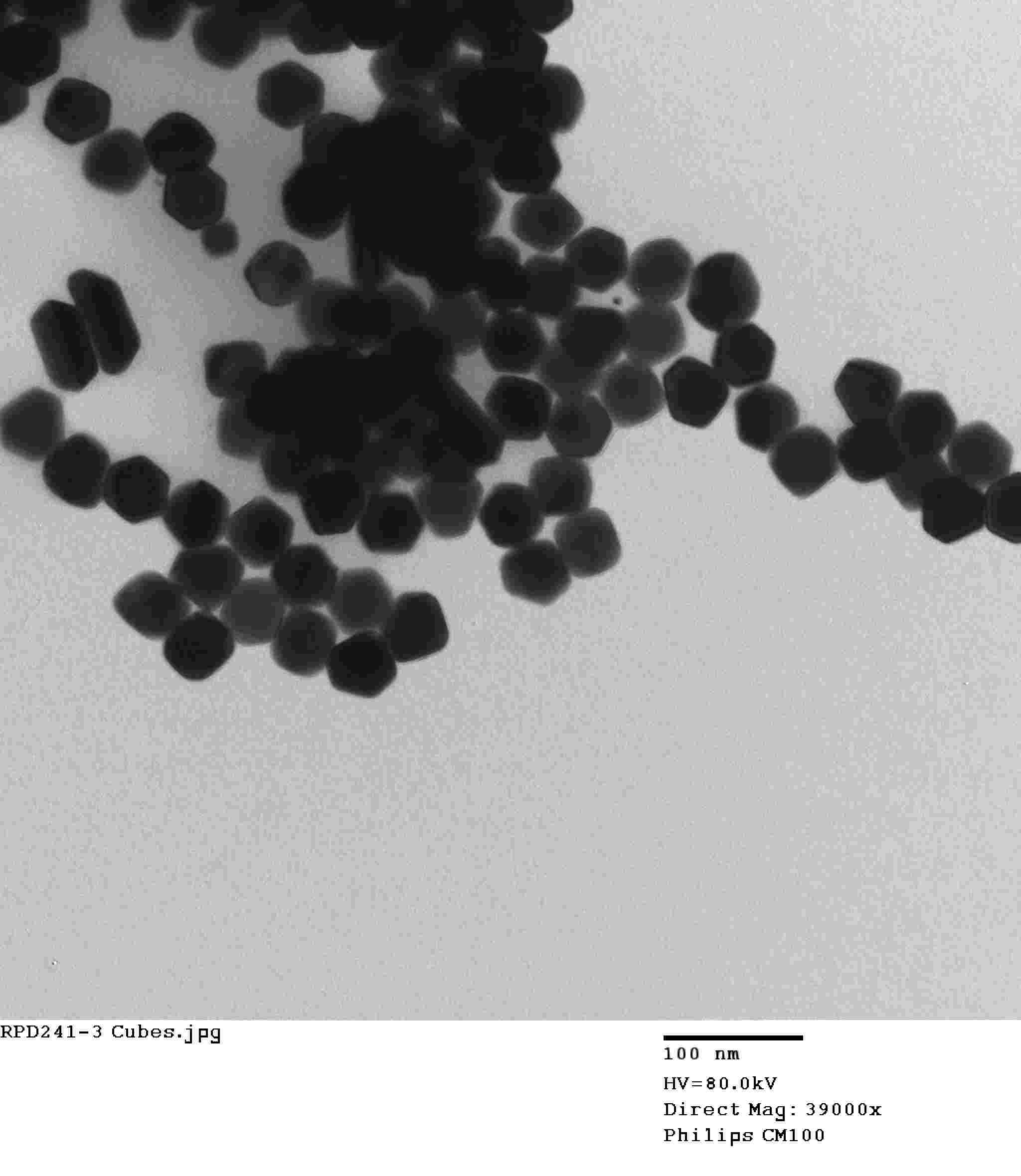 Nanopartz Gold Nanocubes